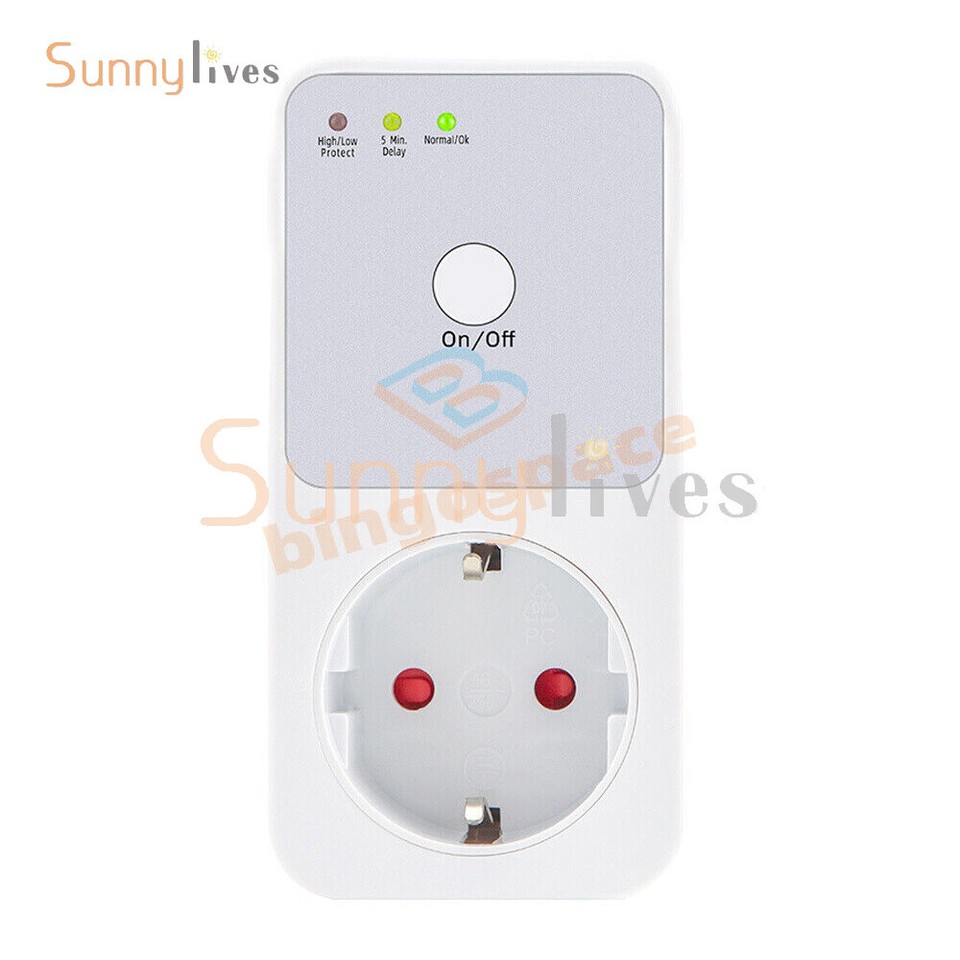 Automatic Voltage Protector AC 220V Power Surge Safe Protector Socket ...