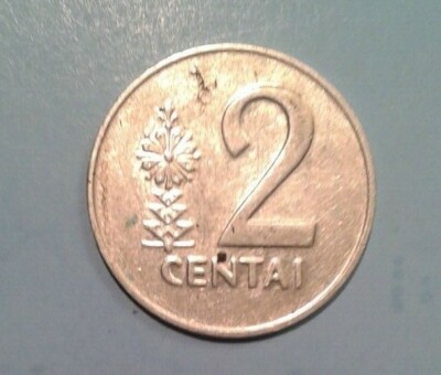 Lithuania 2 Centai coin 1991 | eBay