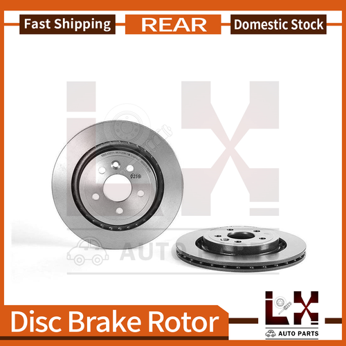 Rear Brembo High Performance OE Brake Rotors Set For Volvo S80 2007 ...