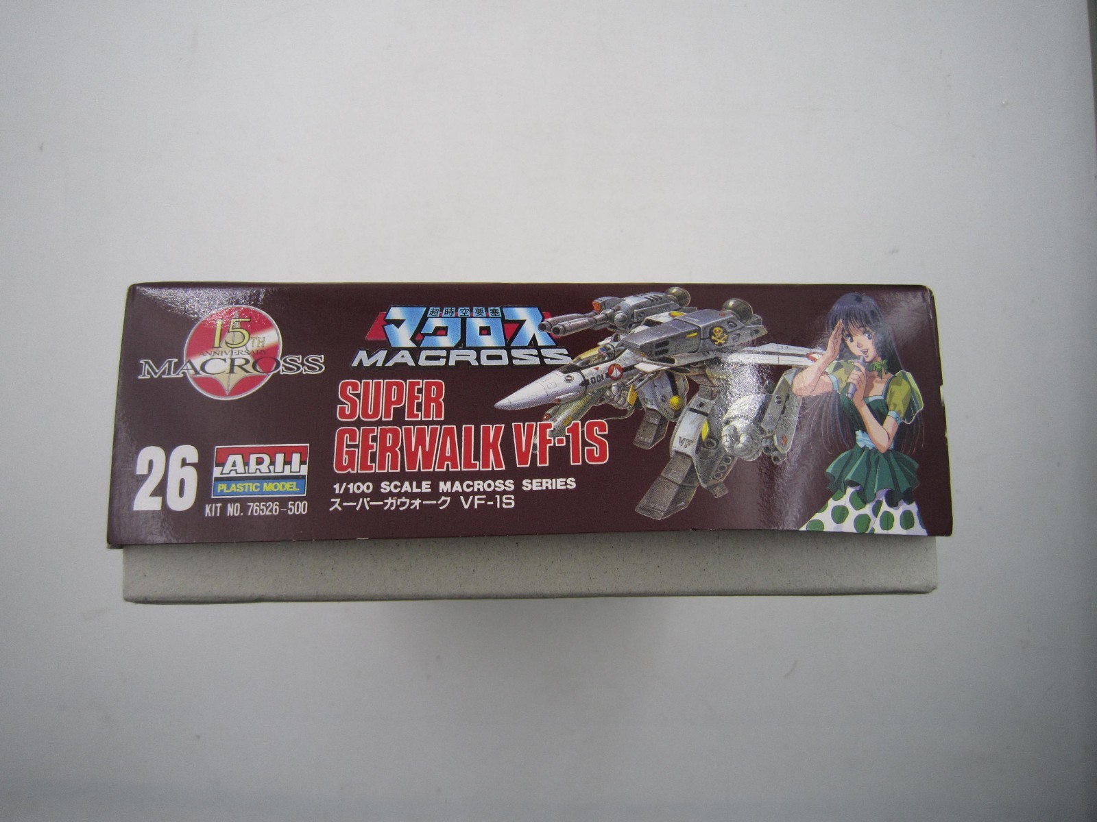 Macross 1/100 Scale Valkyrie VF-1S Super GerWalk Plastic Model Kit ARII ...