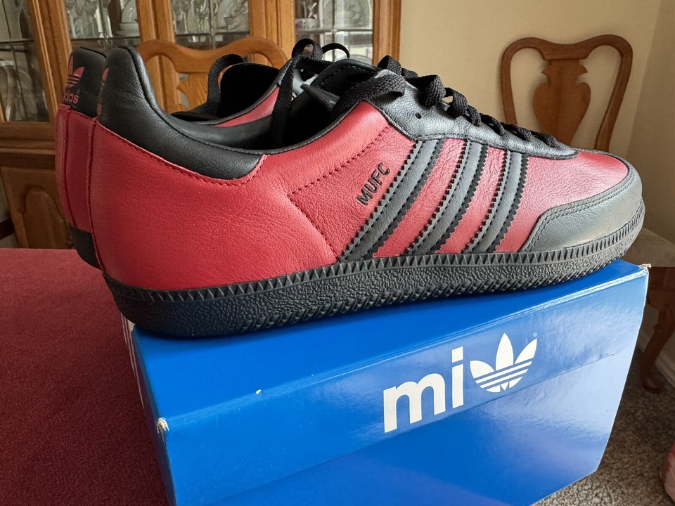 Manchester United Adidas Mi Custom Sambas US Size 9.5 | eBay