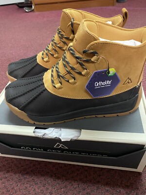 Alpine Mens Full grain leather Tan Gavin Duck Boot Sizes 8.5 AD22MCW003 ...