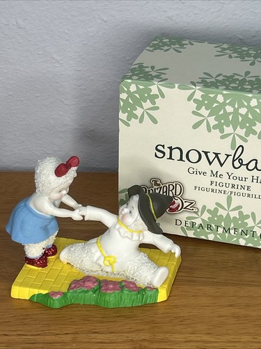 SNOWBABIES Wizard Of Oz Give Me Your Hand Dorothy Scarecrow Yellow Rd ...