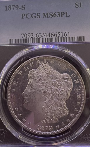 1879S PCGS MS63PL PROOF LIKE Morgan Dollar - Awesome Mirror Like | eBay