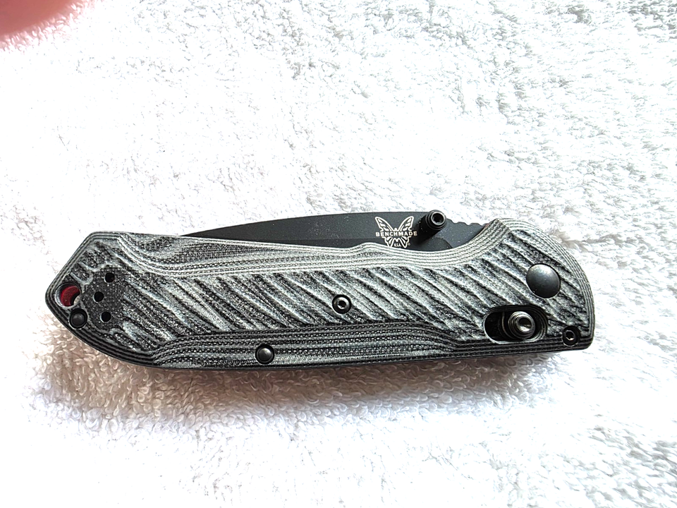 Benchmade 560BK-1 Freek Gray Black CPM M4 3.60" Plain Edge Folding ...