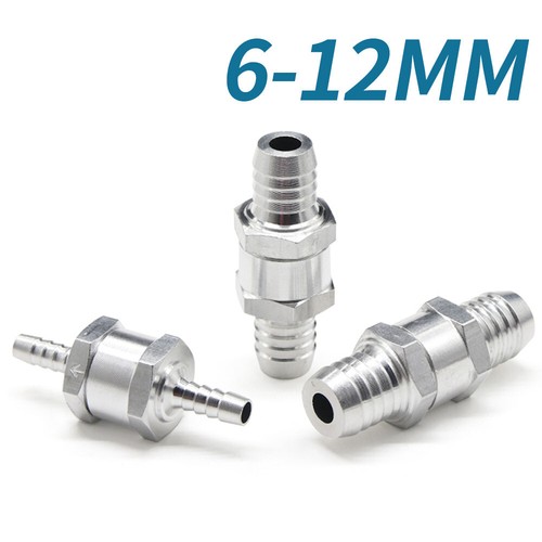 Non Return Valve One Way Inline 6 8 10 12mm Air Fuel Water Tube Pipe ...
