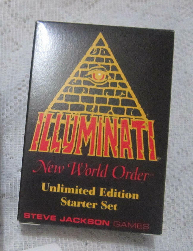 STARTER SET UnLIMITED 1995 Illuminati INWO Card Game New World Order ...
