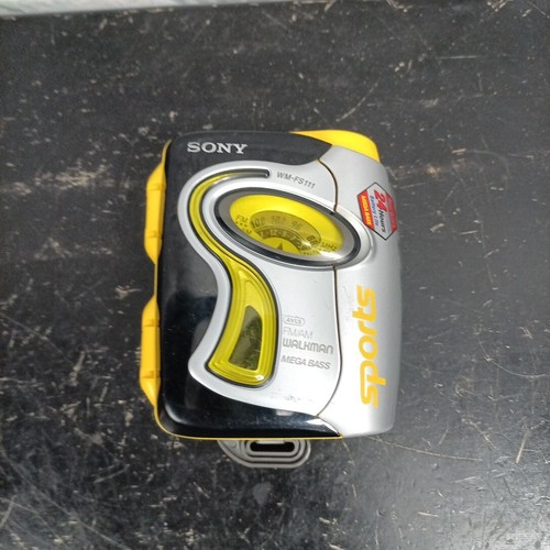 Sony WALKMAN Sports WM-FS111 Portable AM/FM Cassette Player WORKS ...