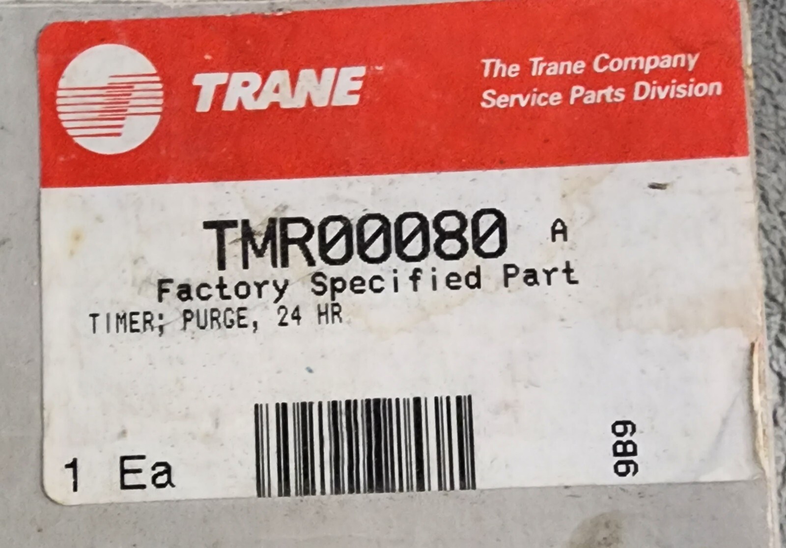 Trane Purge Timer, TMR00080 | eBay