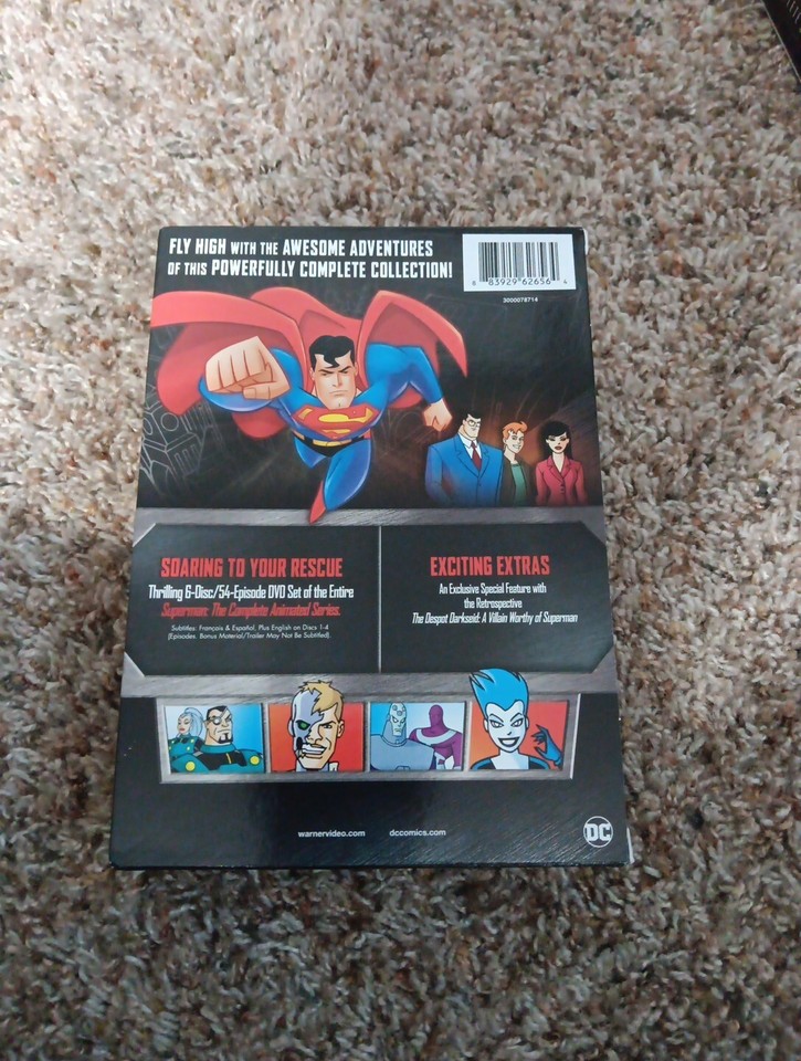 Superman: The Complete Animated Series (DVD, 2009, 8-Disc Set ...