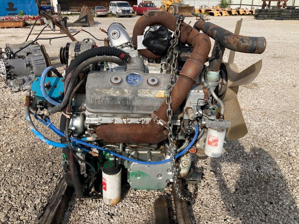 1988 Detroit Diesel 6V92 Silver, Silver 92, 6V92TAA, DDEC, 300HP, Jake ...