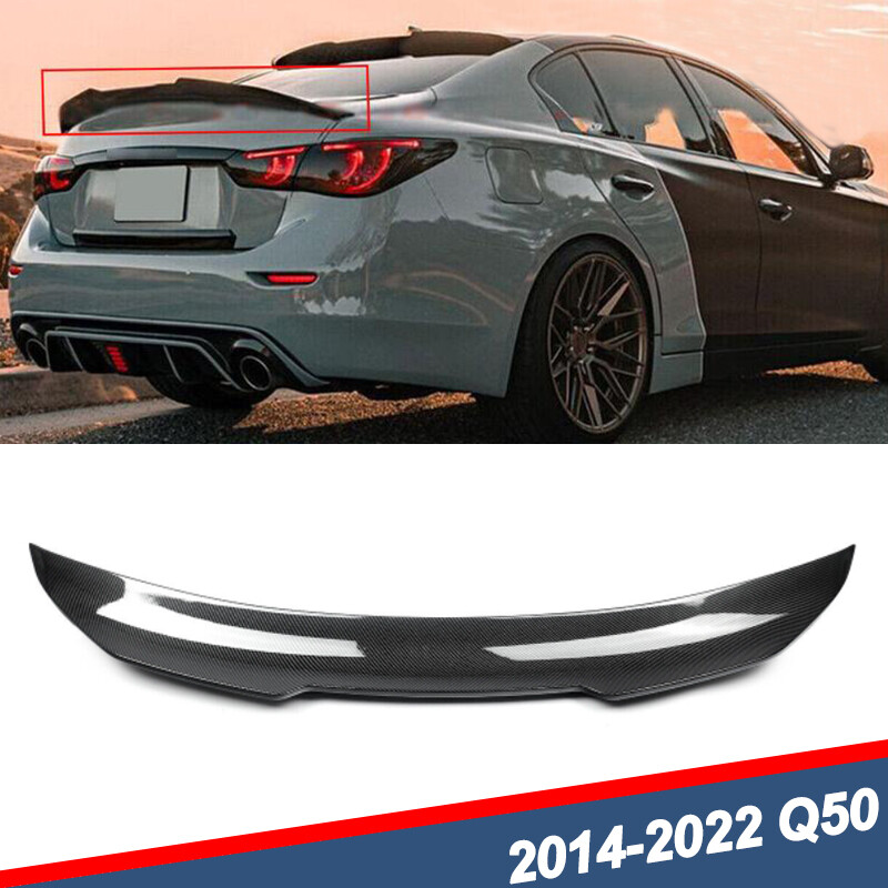 High Kick Duckbill Trunk Spoiler For Infiniti Q50 14-21 PSM Style ...