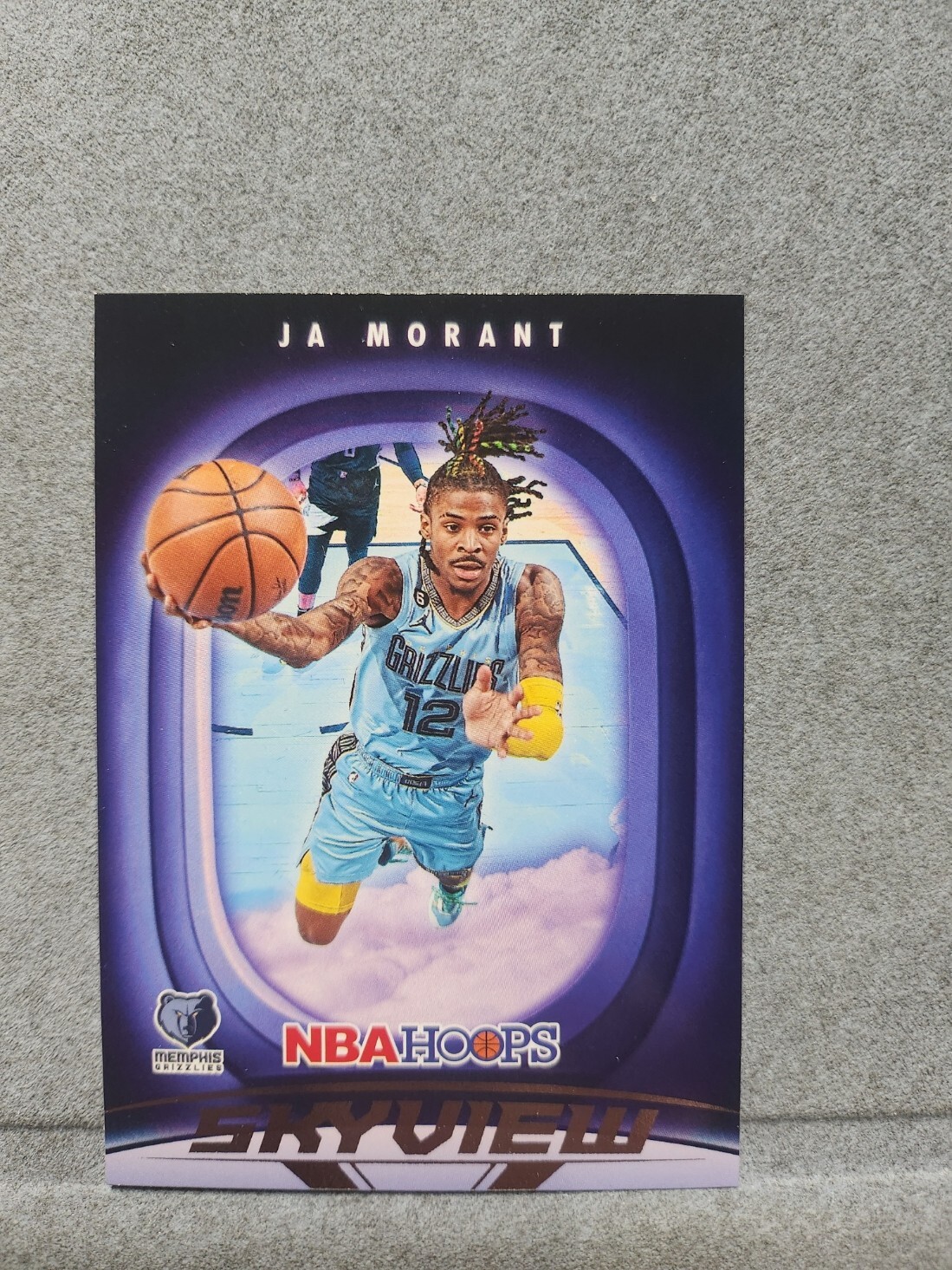2023-24 NBA Hoops Basketball Skyview Insert #13 Ja Morant Grizzlies | eBay