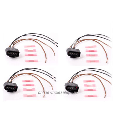 Ignition Coil Connector Repair Set 4PCS C106*4 IC39 For Audi A4 A5 A6 ...