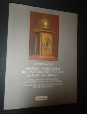 ( REFBD1) ROBERTO PANICALI, Orologi e orologiai del Rinascimento ...