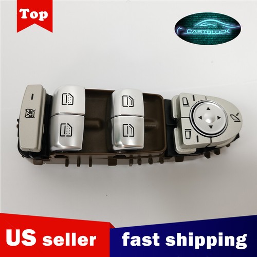 For Mercedes E-Class Power Window Switch W213 W222 driver side Brown ...