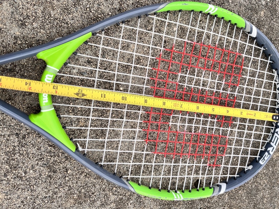 Wilson Federer 23 Tennis Racquet 3 5/8 Grip White | eBay