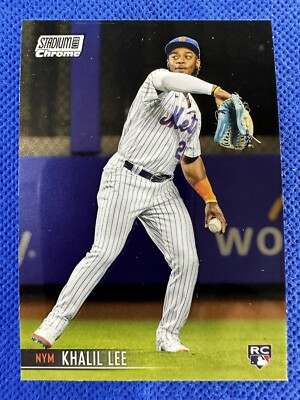 2021 #397 Khalil Lee Topps Stadium Club Chrome Baseball RC New York ...