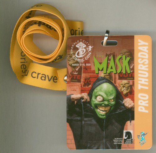 2020 Seattle Emerald City Comic Con Pro Professional Thursday Badge Art ...