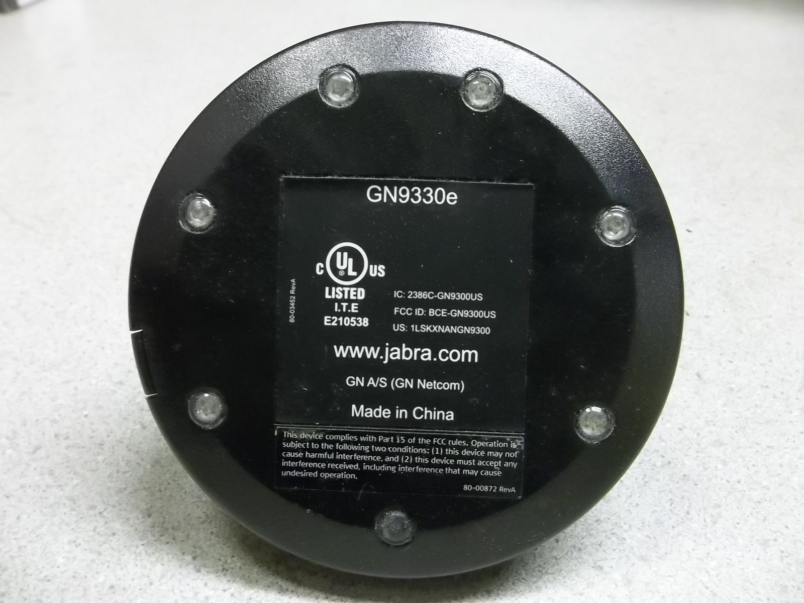 Jabra GN Netcom Base GN9330e 80-00872 2386C-GN-9300US *FREE SHIPPING ...