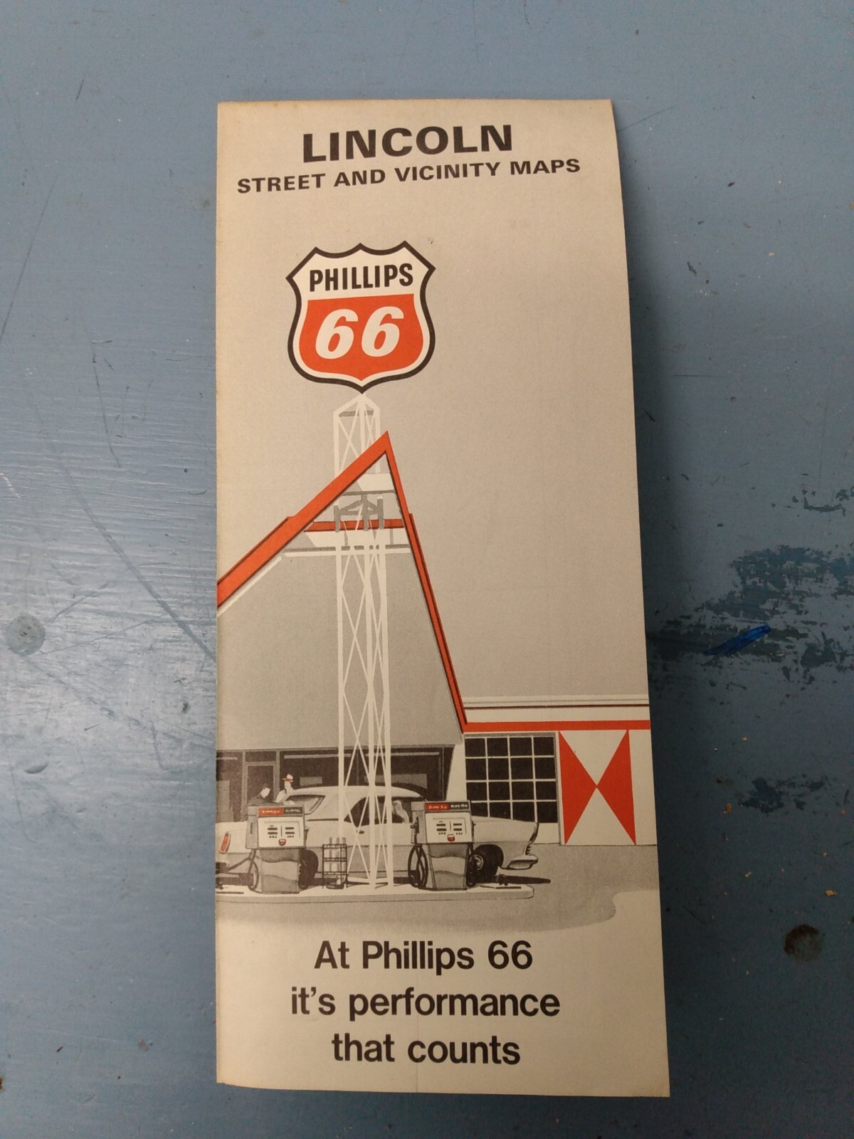 Phillips 66 Lincoln Vintage Road Map (LL) | eBay