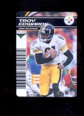 2003 NFL Showdown TROY EDWARDS Pittsburgh Steelers Rare Card | eBay