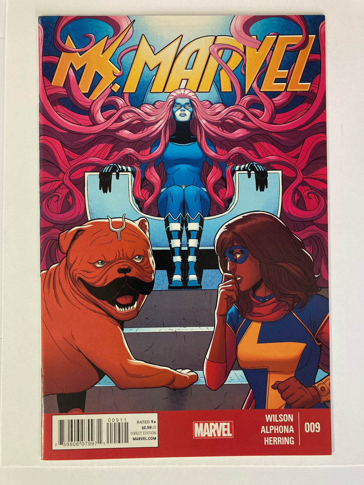 Ms. Marvel #9 (2014) Featuring Lockjaw of the Inhumans | eBay