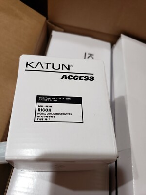 5 PACK KATUN PRINTER INK FOR USE IN : RICOH DUPLICATOR JP-735/750/755 ...