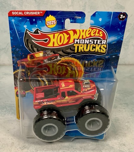 Hot Wheels Monster Trucks Socal Crusher Freestyle Wreckers 1:64 Truck ...