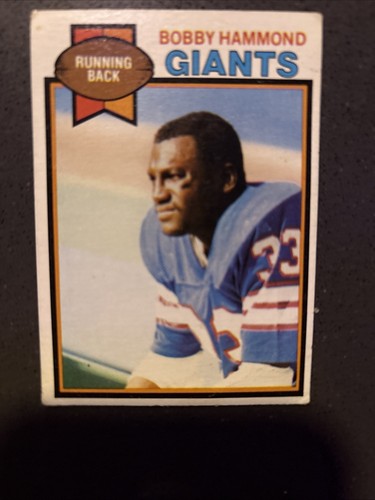 1979 Topps NFL Card (Cream Back) Bobby Hammond | eBay