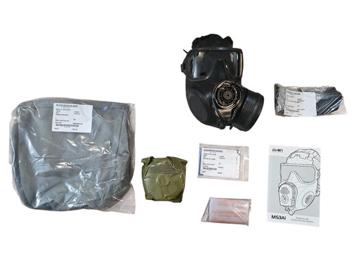 Complete Avon FM53 M53 Gas Mask Air Purifying Respirator SEAL DEVGRU ...