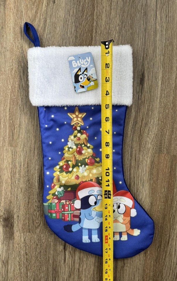 New Bluey & Bingo Christmas Stocking, Blue by Kurt Adler | eBay