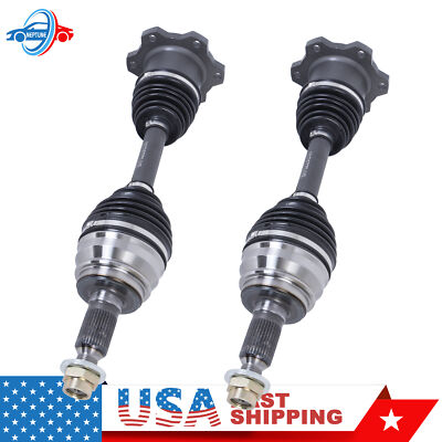 Pair Front CV Axle Shafts For Chevy Silverado GMC Sierra 1500 Yukon ...