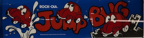 Vintage Arcade Video Game Rockola “Jump Bug” Marquee Header Plexi | eBay