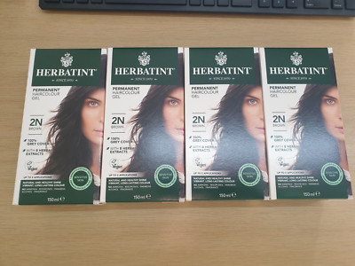 Herbatint 2N Brown 150ml Permanent Hair Colour Gel - X4 JUST £44.49 ...