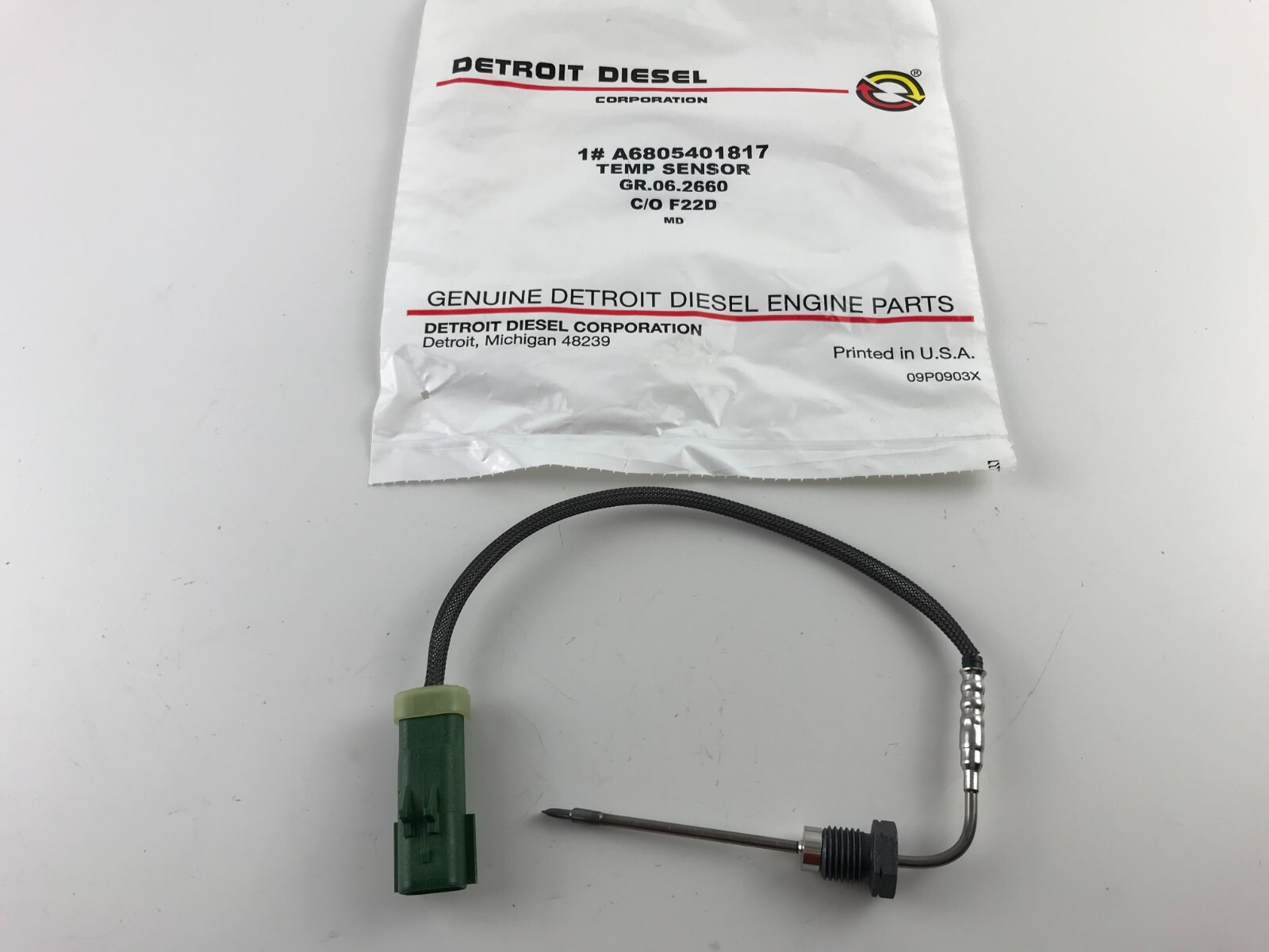 GENUINE OEM DETROIT DIESEL EGT Temperature Sensor A6805401817 ...