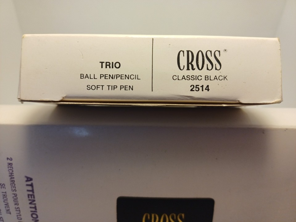 Cross Trio Set Pen, Pencil and Soft Tip. Model 2514. New & Unused. Has ...