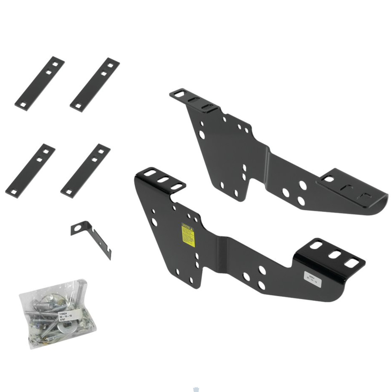Reese 50064 Quick Install Fifth Wheel Mounting Brackets for Silverado ...