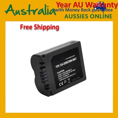 New Battery For PANASONIC CGR-S006E DMW-BMA7 DE-A44 DE-994 DE-994A AUS ...