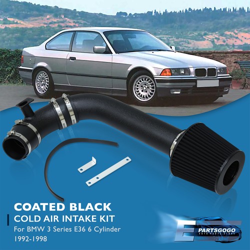 For 92-98 BMW E36 325i 328i M3 2.5L 2.8L Cold Air Intake Induction ...