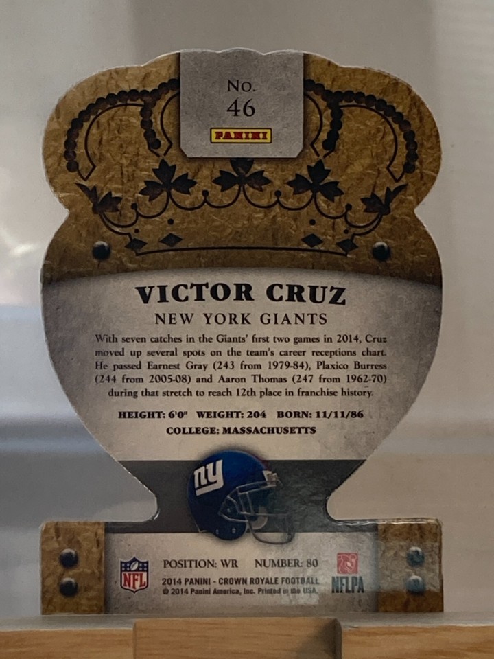 2014 Crown Royale Retail Bronze #46 Victor Cruz Giants 1590 | eBay