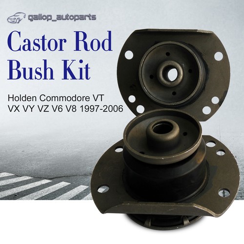 FOR COMMODORE FRONT RUBBER CASTOR RADIUS ROD BUSH KIT VT VX VY VZ V6 V8 ...
