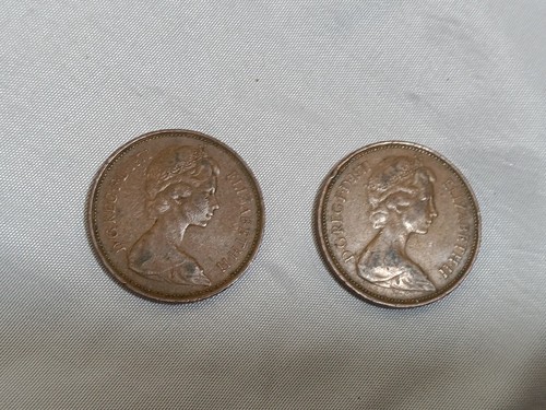 Elizabeth II DG REG FD Coins Lot Of 2 1971 New Pence 2 | eBay
