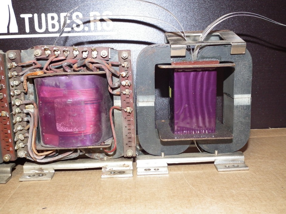 Two Siemens Klangfilm DOUBLE C-CORE Transformers 2A3 EL34 300B 211 845 ...