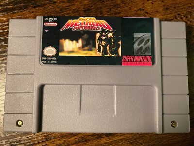 Super Metroid Impossible SNES 16-Bit Rom Game Cart USA NTSC English | eBay