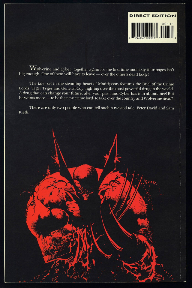 Wolverine Blood Hungry #1 Marvel 1993 (NM) Sam Keith Art! L@@K! | eBay