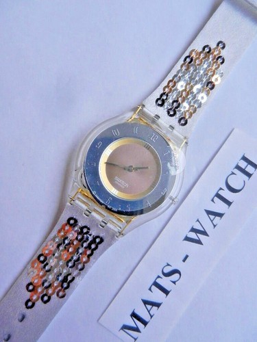 Swatch + Skin+SFK240 Tri-Gold Leather + New / NOS | eBay