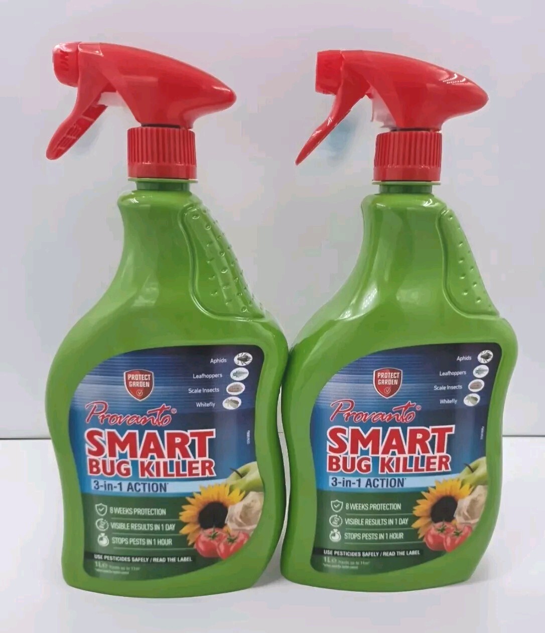 2 X Provanto Smart Bug Killer Spray 3-in-1 Action 1L RTU - Double Pack ...