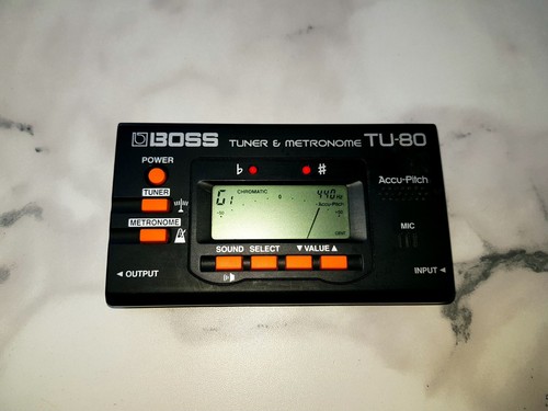 BOSS TU80 TU-80 Metronome TUNER accu pitch | eBay