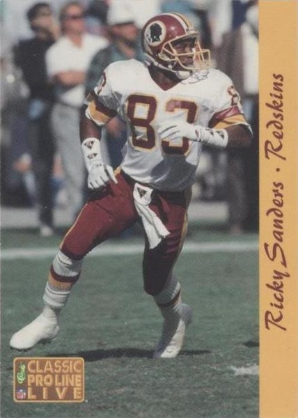 1993 Classic Pro Line Live - #283 Ricky Sanders for sale online | eBay